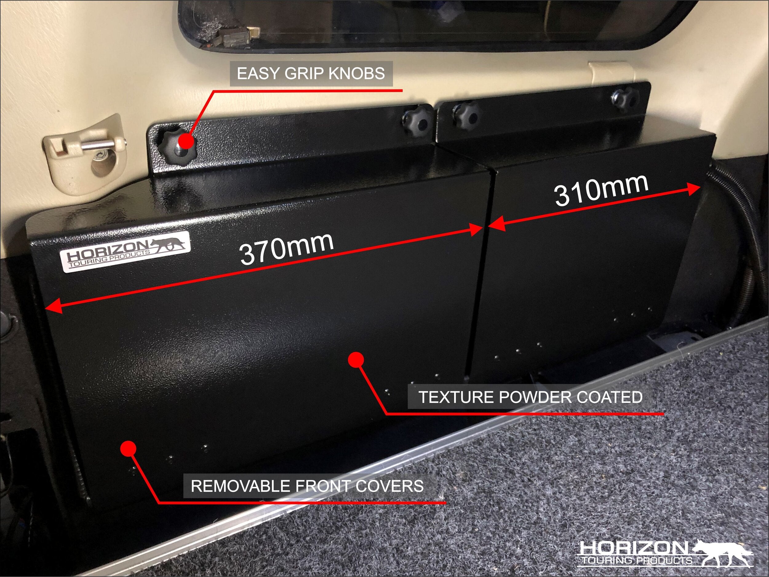 GU PATROL S1-4 REAR STORAGE BOX, WITH COVER SET (passenger side only ...