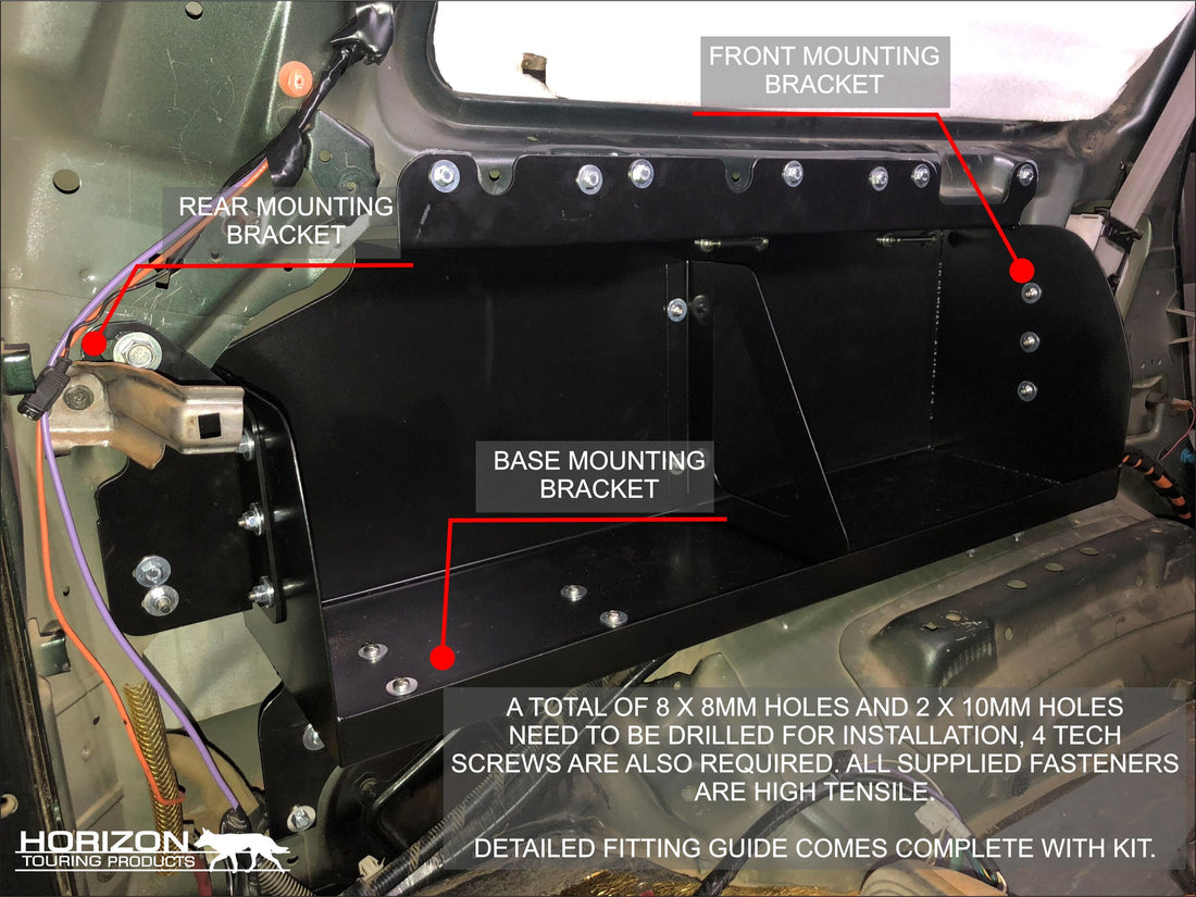 GU PATROL S1-4 REAR STORAGE BOX, WITH COVER SET (passenger side only ...