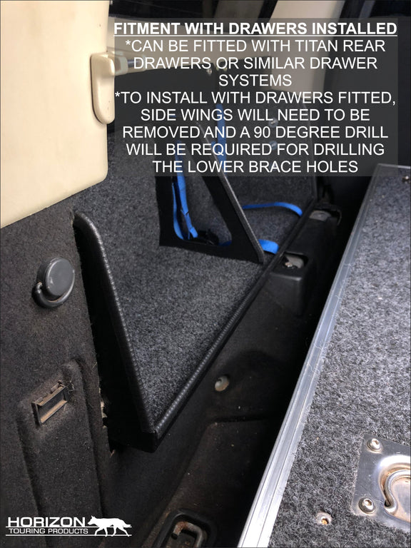 GU PATROL S1-4 REAR STORAGE BOX, WITH COVER SET (passenger side only ...