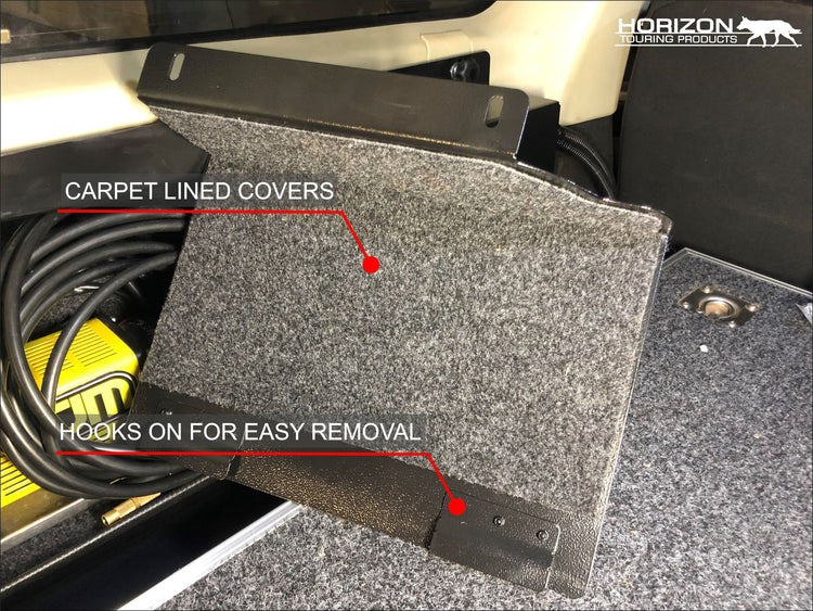 GU PATROL S1-4 REAR STORAGE BOX, WITH COVER SET (passenger side only ...